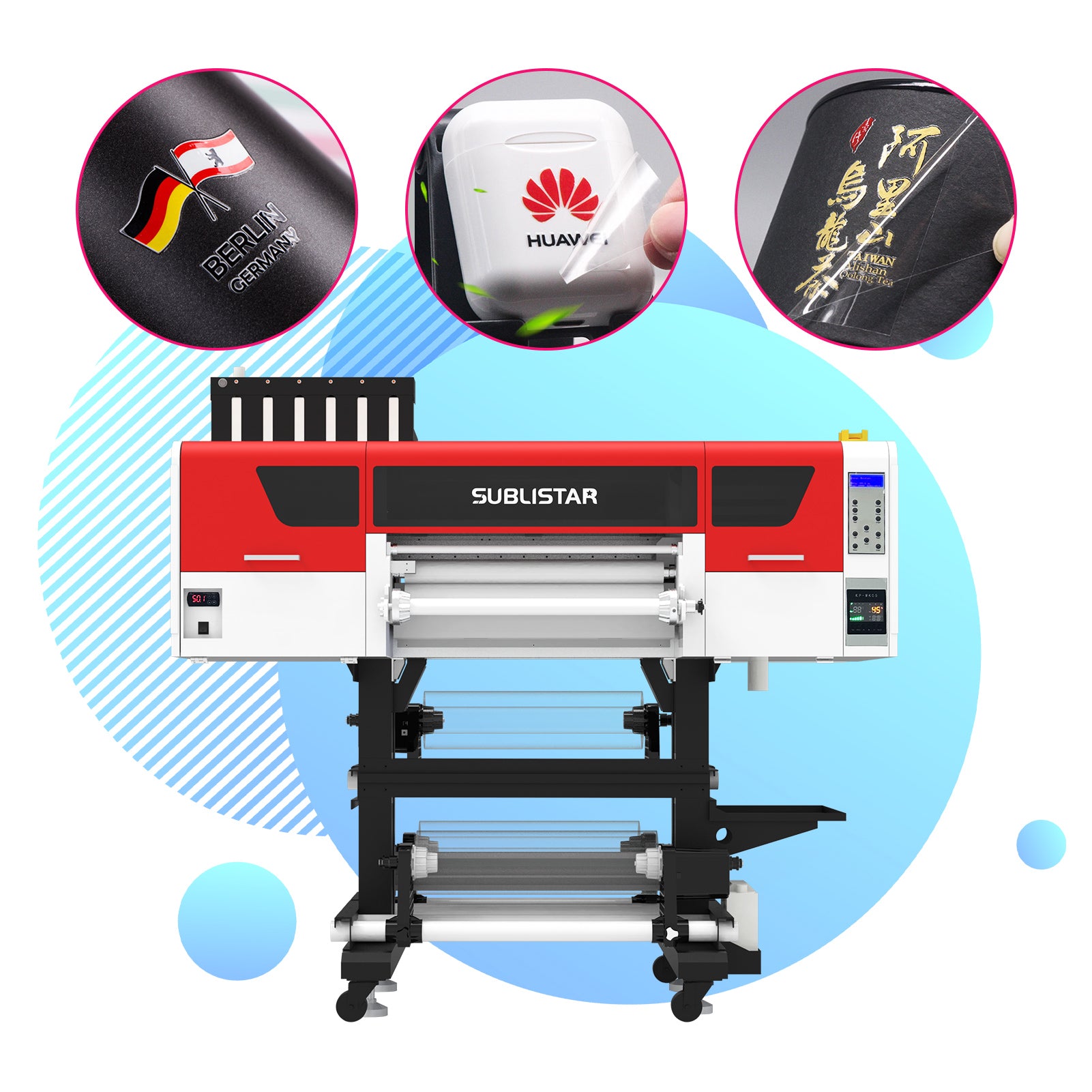 Sublistar Star IV 60R Roll To Roll UV DTF Printer, With Three i3200/ i