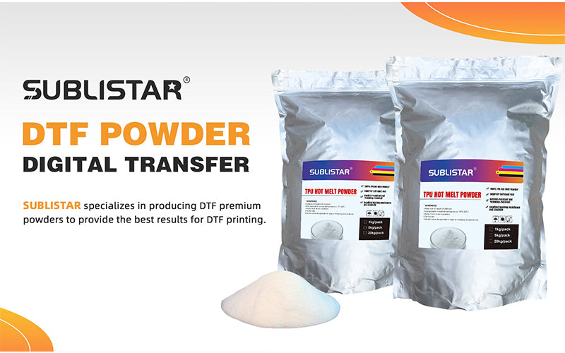 How to use Black and White DTF Powder – Sublistar