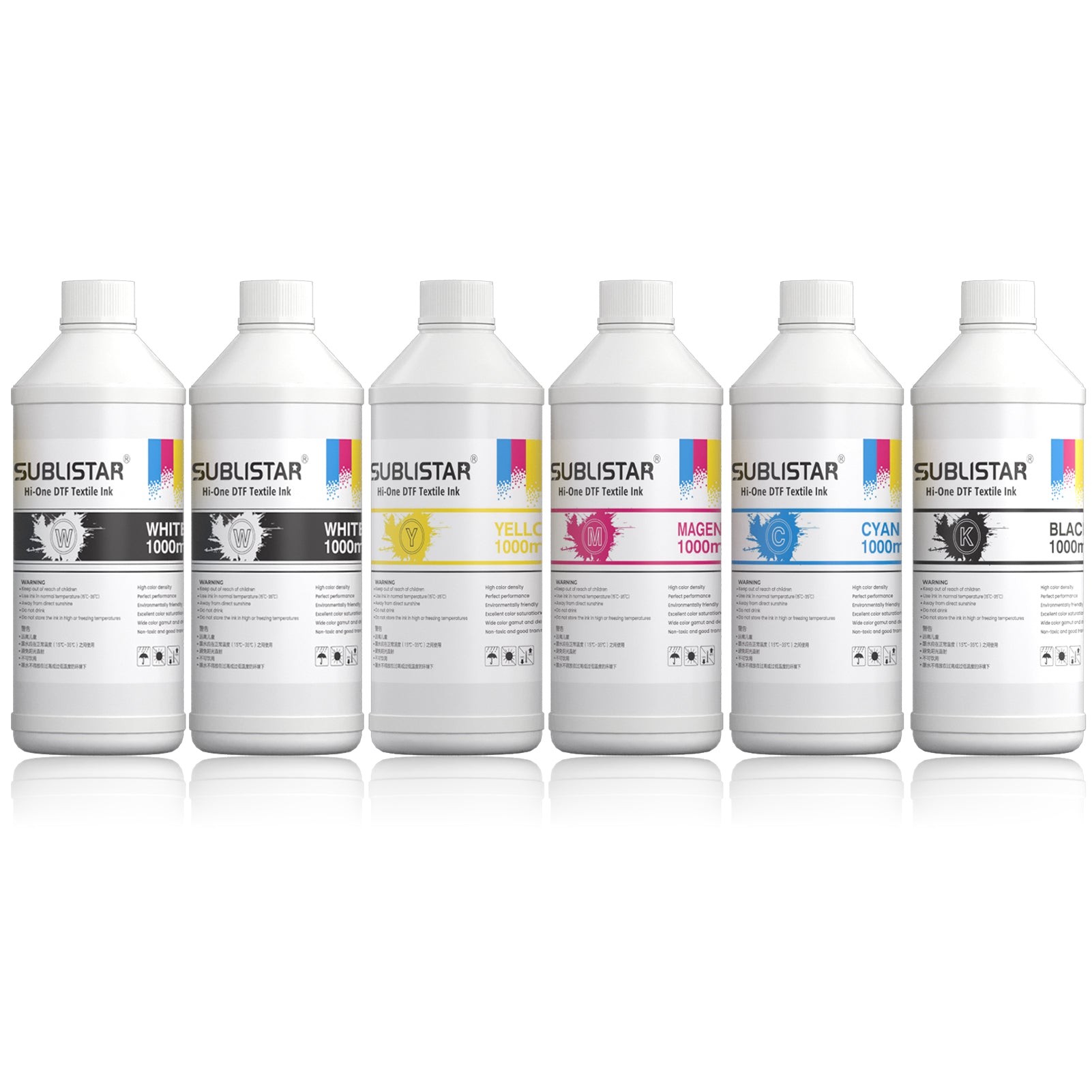 Hi-One Premium DTF Transfer Ink 1000ML,Color Max DTF Printing Ink Comp ...