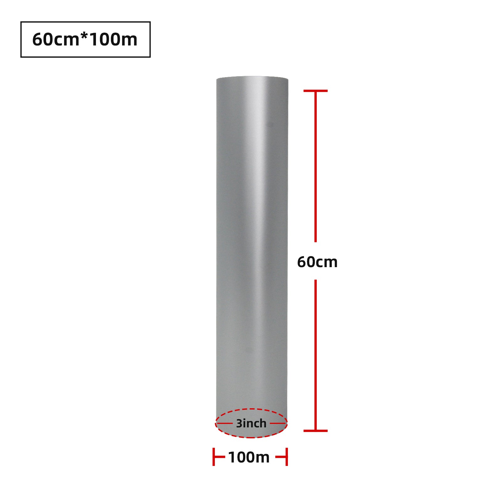Premium Metallic Silver Foil DTF Film, Direct to Film Transfer Printin ...