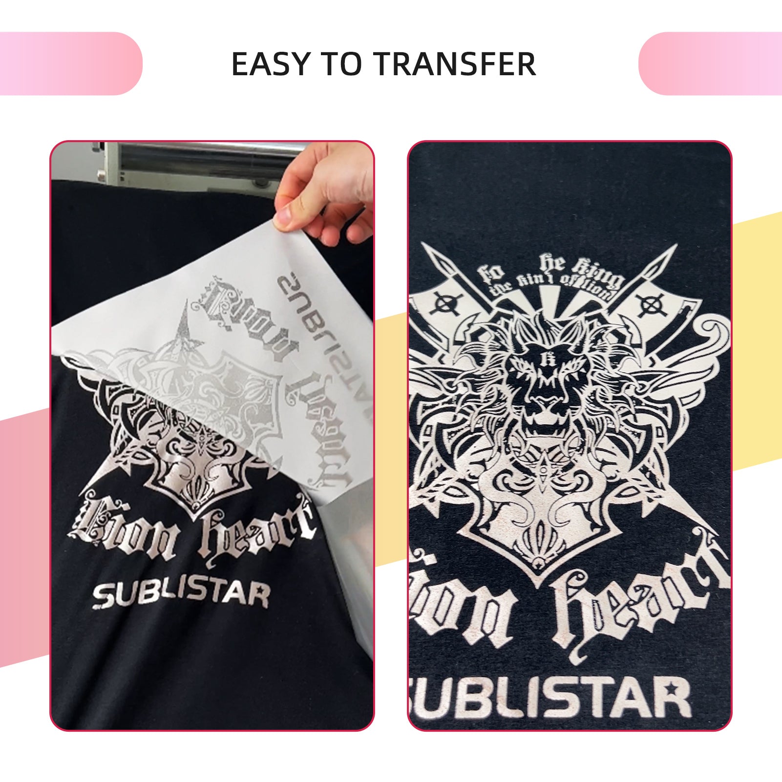 Premium Metallic Silver Foil DTF Film, Direct to Film Transfer Printin ...