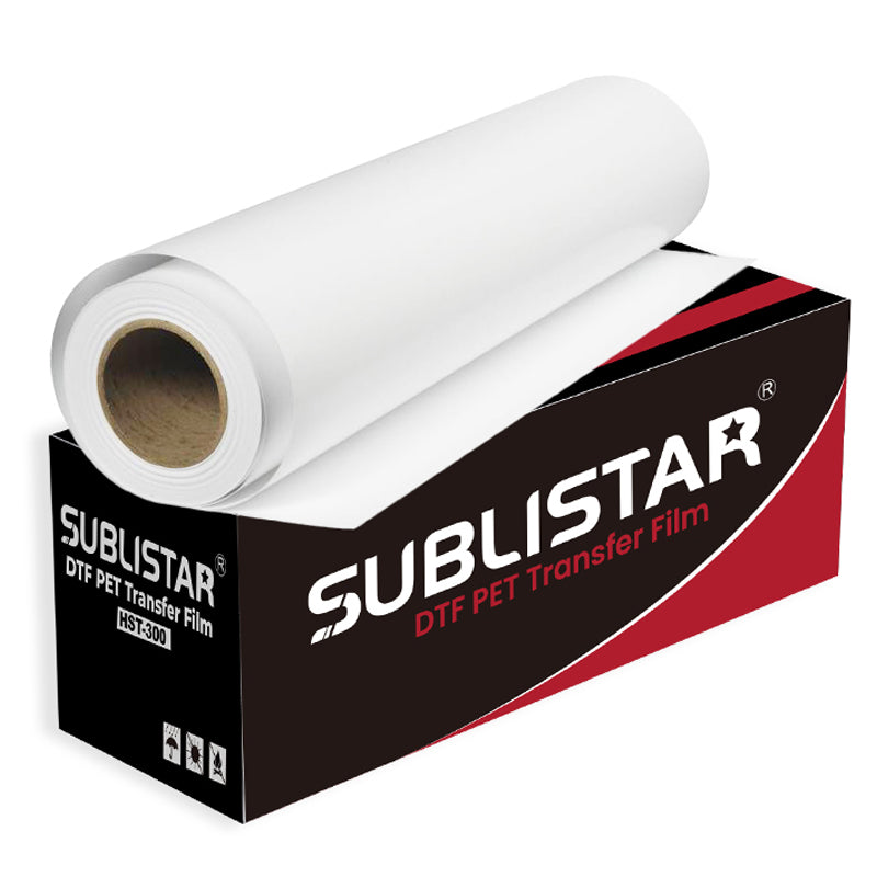 Cold/Hot-Peel DTF Transfer Film Roll(30CM/60CM*100M), Single-sided Mat ...