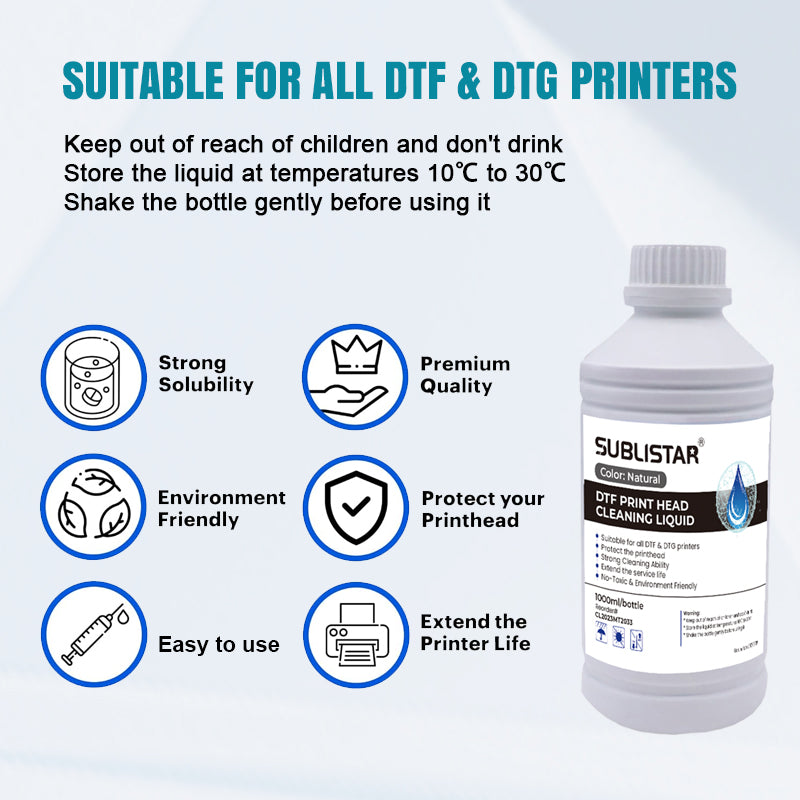 Dtf Cleaning Solution 1000ml For Dtf Printer - China Dtf Cleaning ...