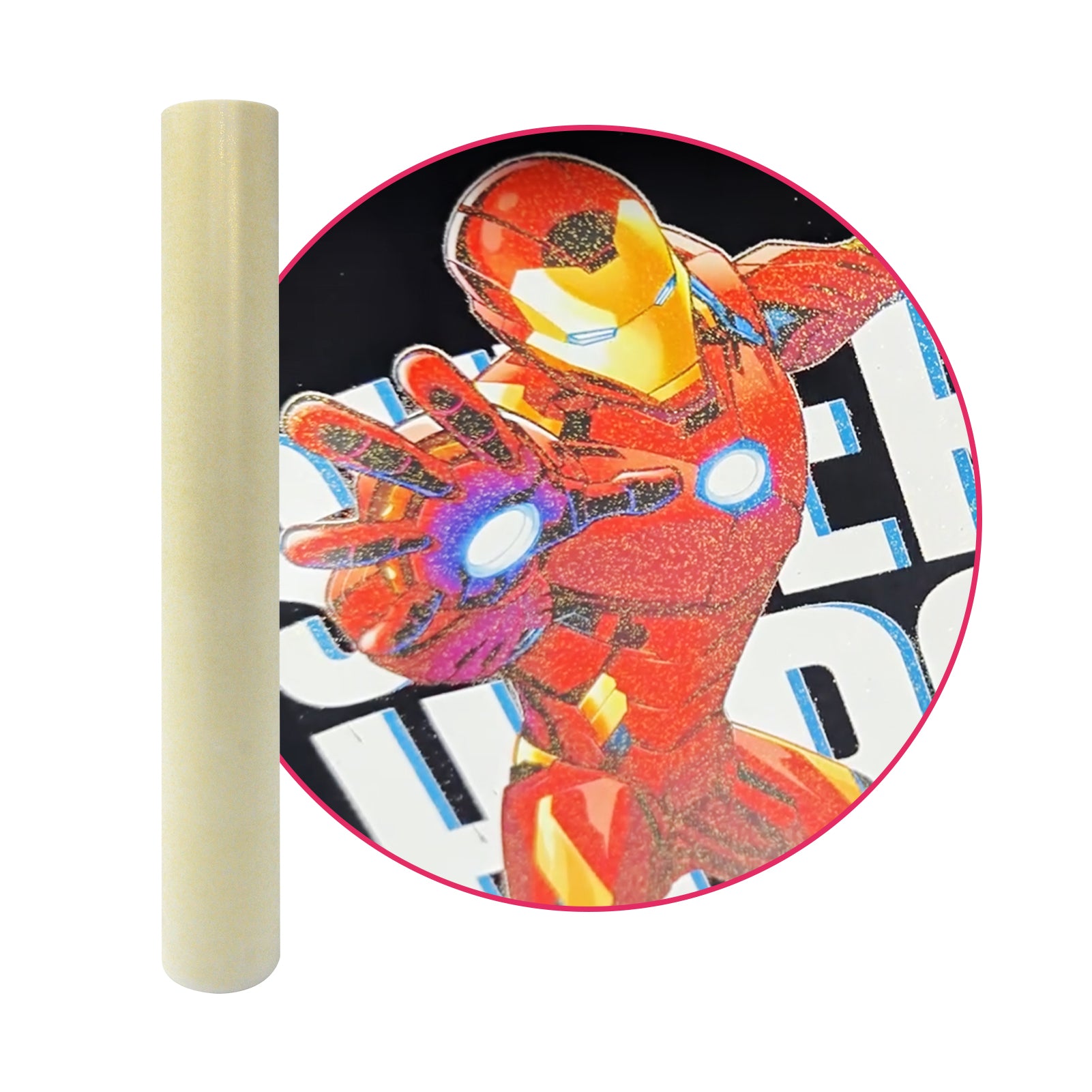 Premuim Glitter Gold/ Silver DTF Transfer Film,Cold Peel Colorful Shin ...