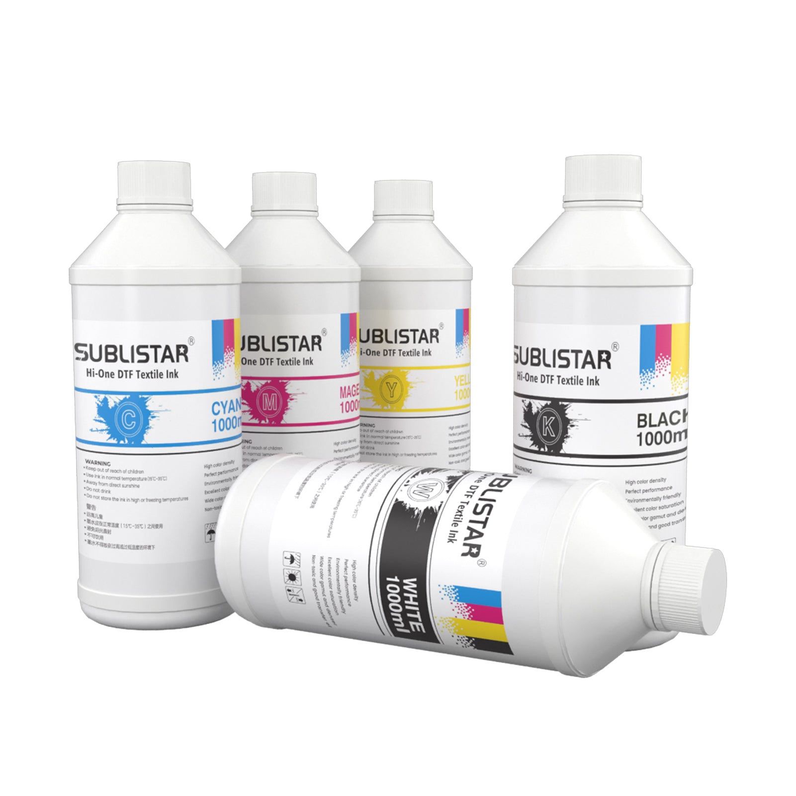 Hi-One Premium DTF Transfer Ink 1000ML,Color Max DTF Printing Ink Comp ...