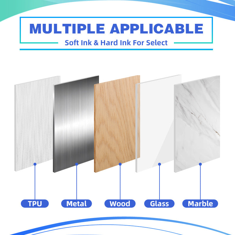 UV Ink Complete Set 6 for Printing Acrylic, Wood, Glass, Phone Cases ...