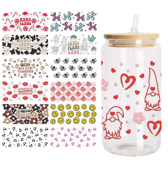 Customized UV DTF Cystals Stickers-Personalized Designs for Glass, Cup ...
