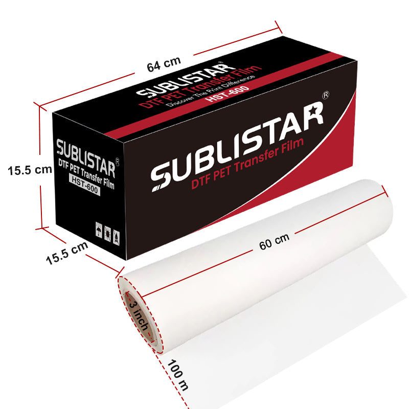 Cold & Hot Peel all-in-one DTF Film, Double-Sided Matte DTF Transfer Film – Sublistar