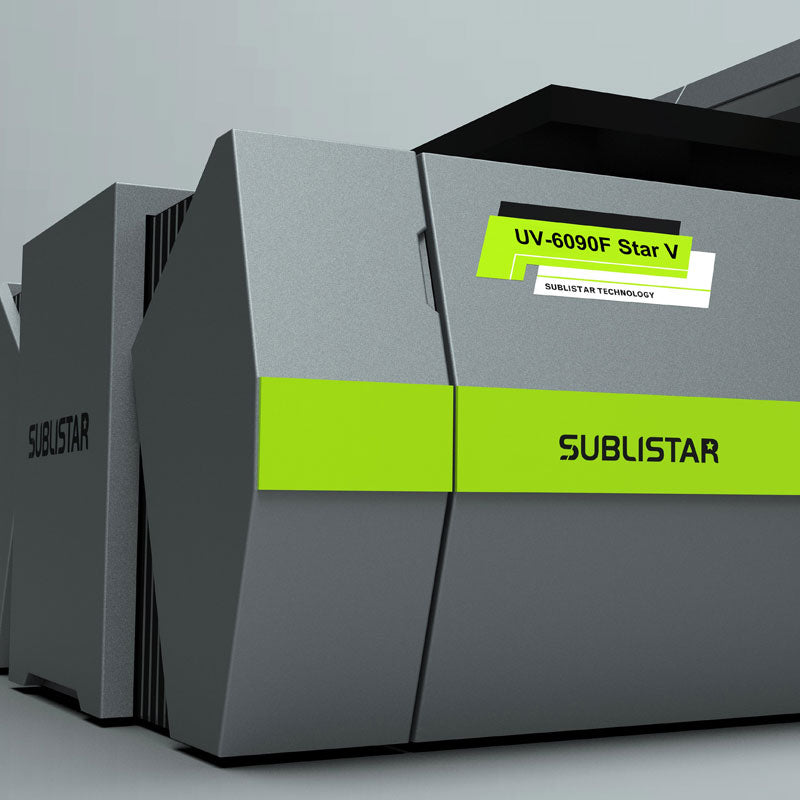 Sublistar UV-6090F Star-V Flatbed UV Printer With 3PCS i3200/ i1600 He